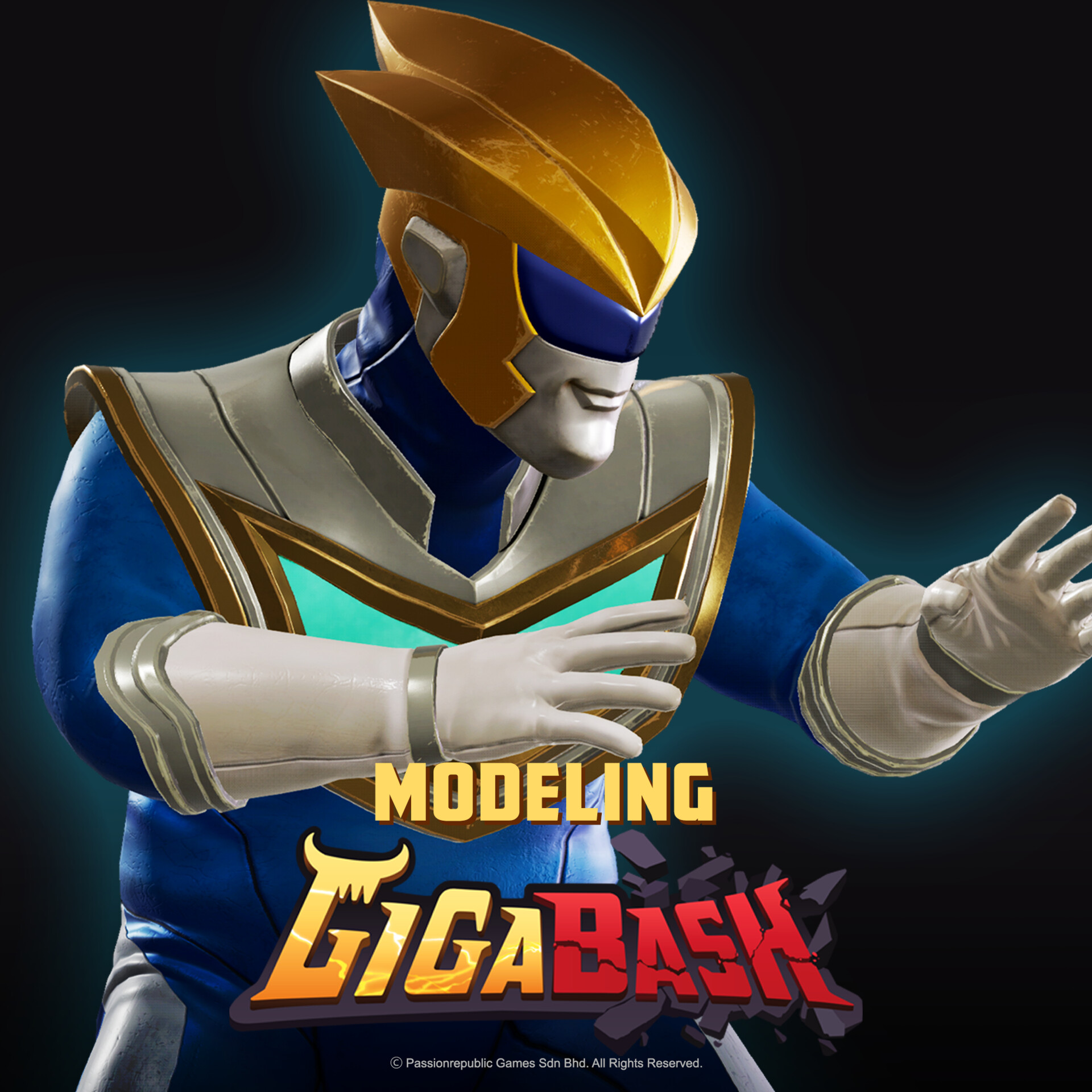 ArtStation - GigaBash: Character Modeling - Gigaman