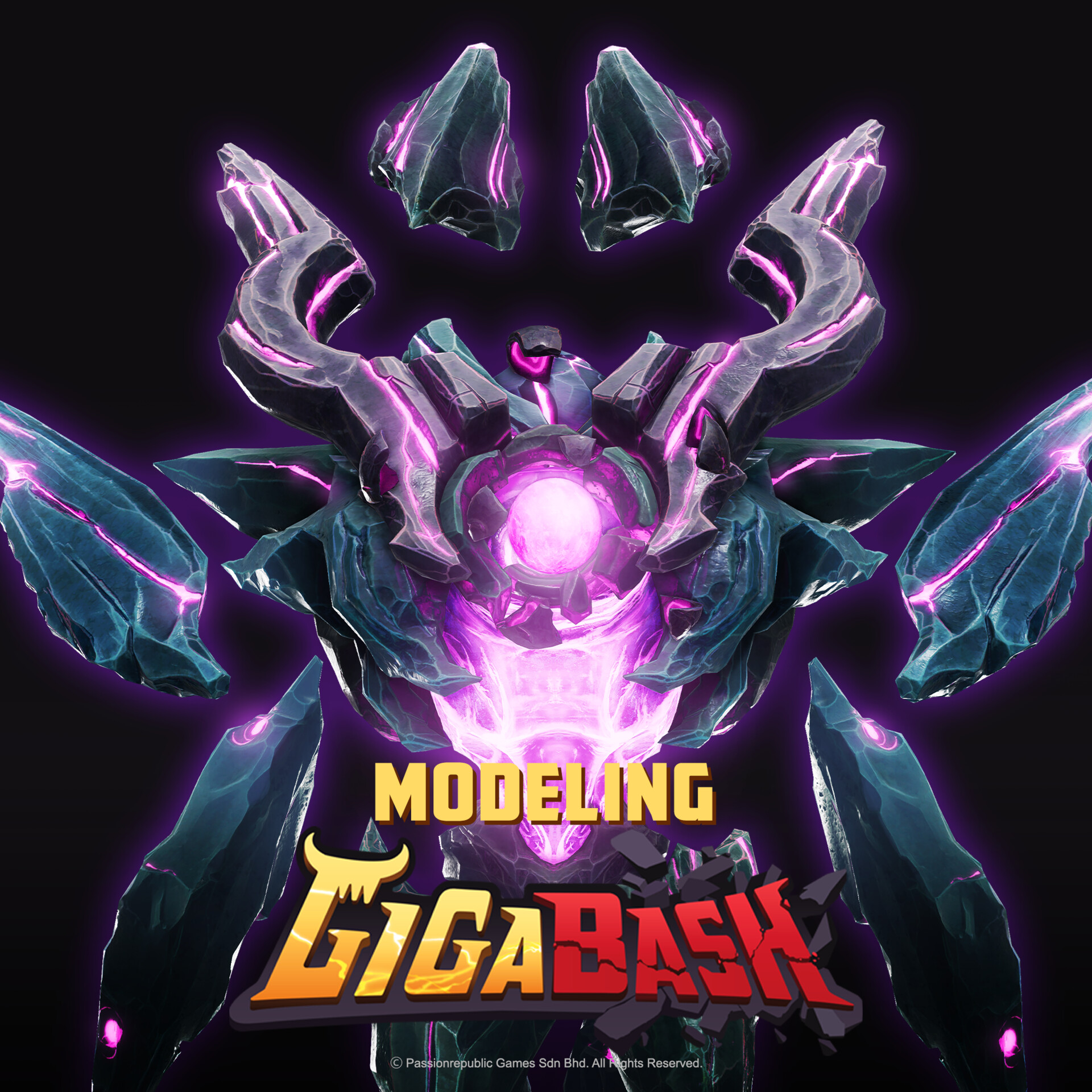 ArtStation - GigaBash: Character Modeling - Zyva