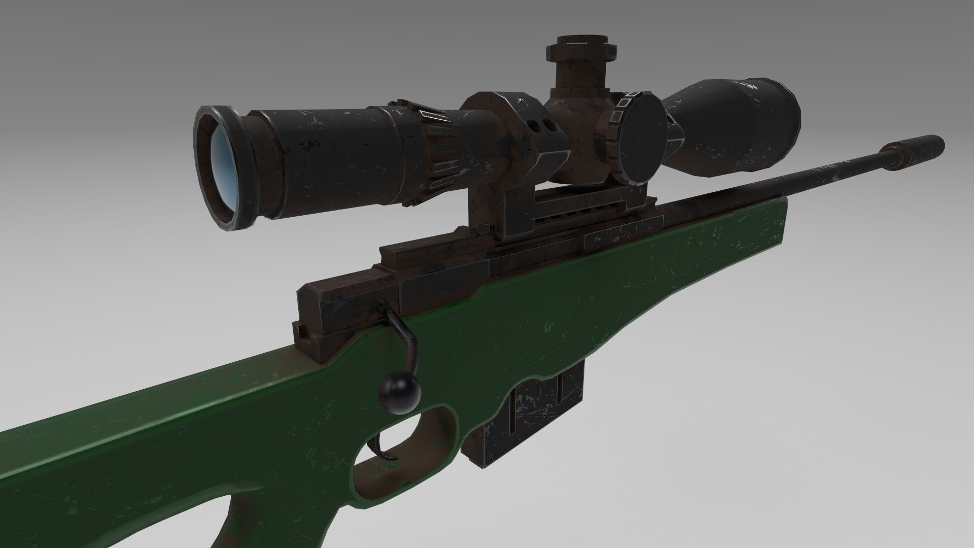 ArtStation - Battle-scarred AWP