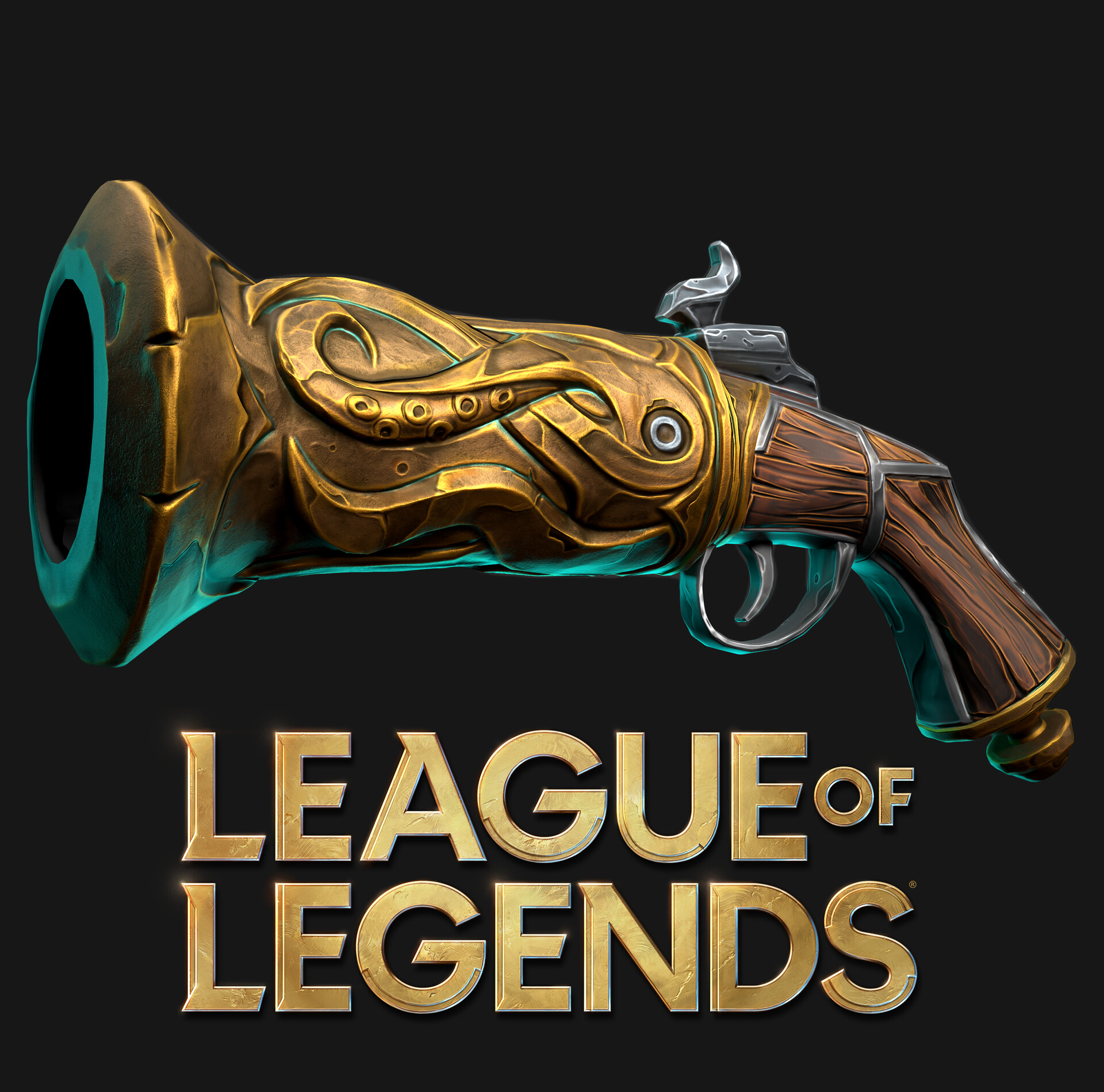 ArtStation - League of Legends - Gangplank Gun and Sword fan art