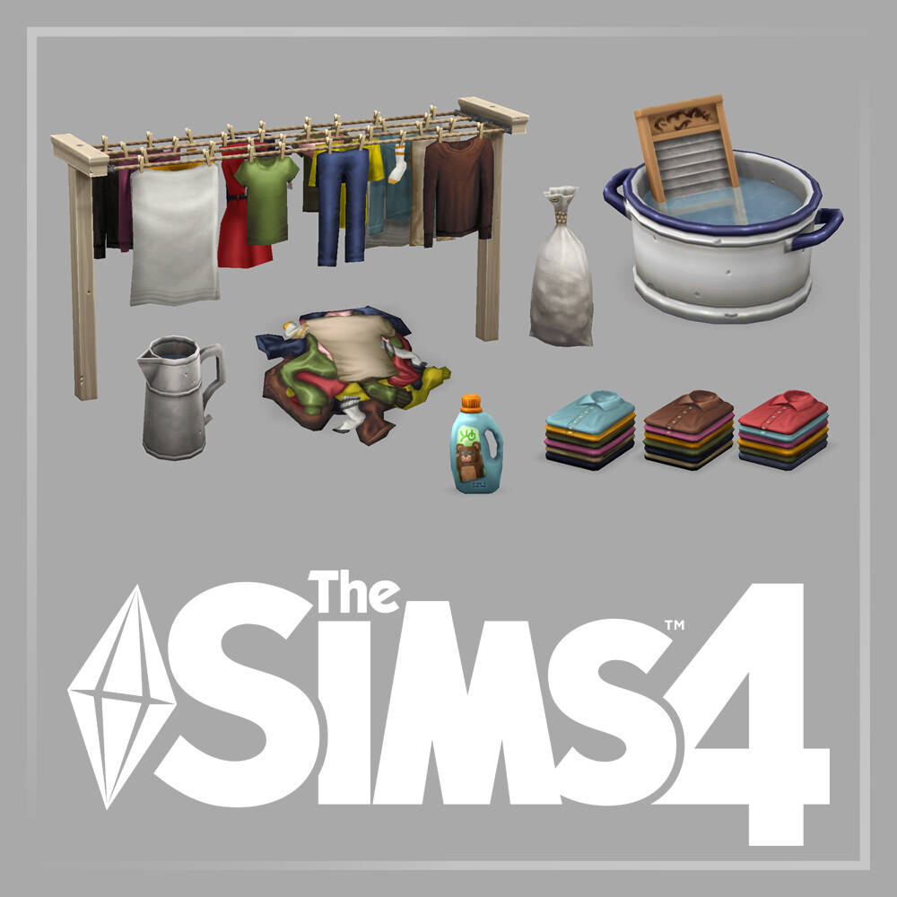 ArtStation - The Sims 4: Stuff Pack Object Art (Part 1)