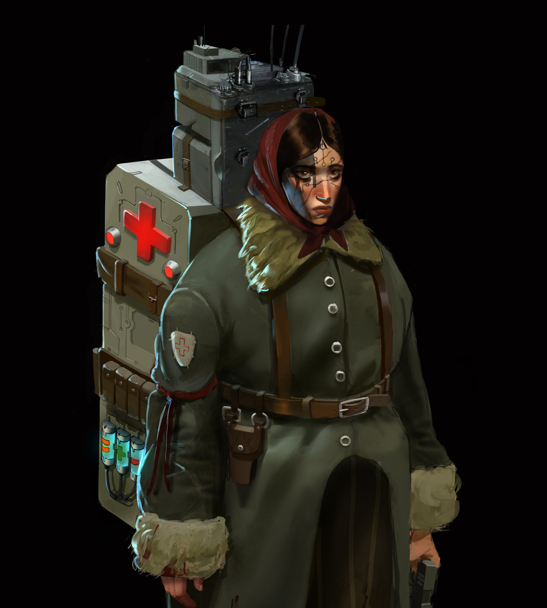 ArtStation - third character of the project "Elira"