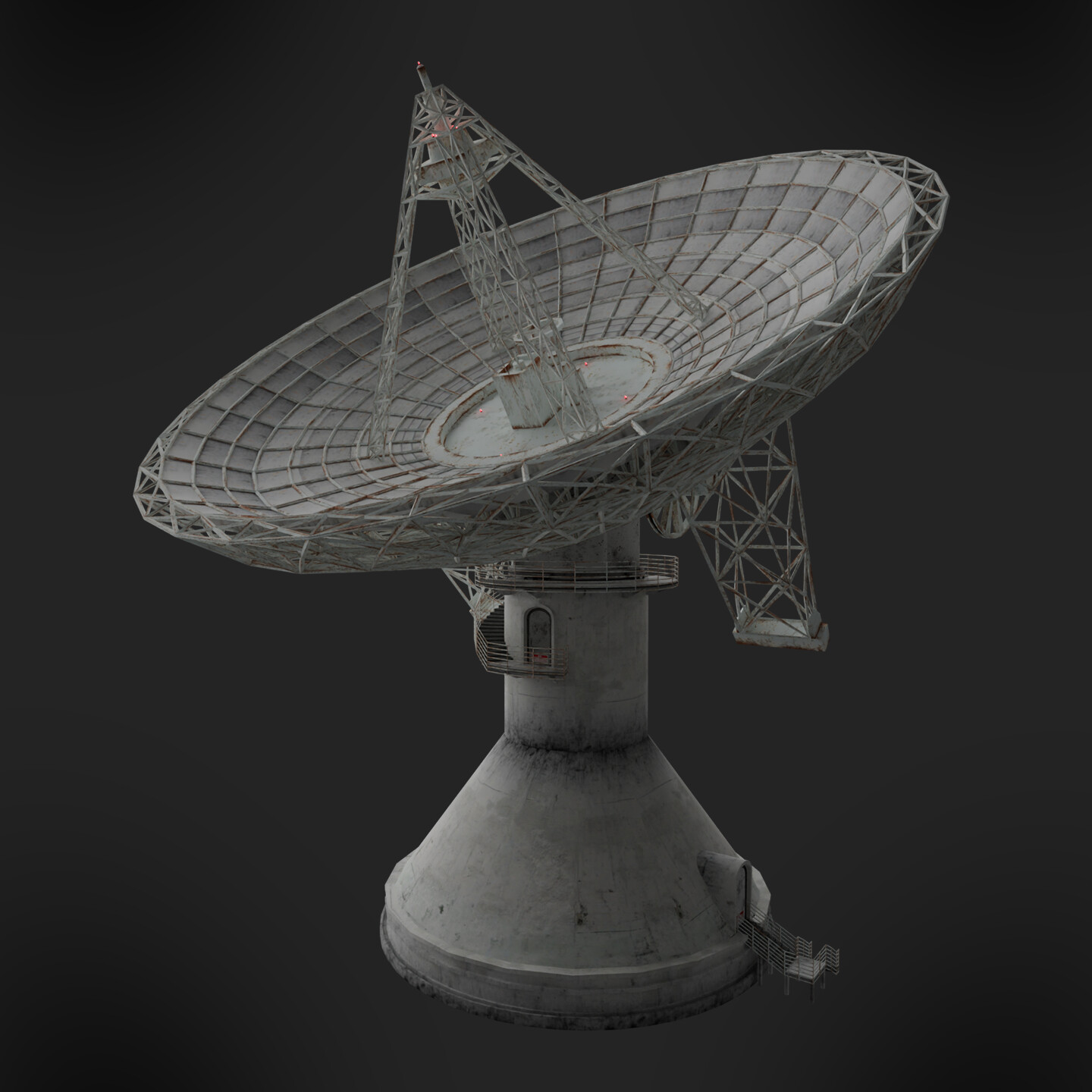 ArtStation - The Big Ear satellite dish first version
