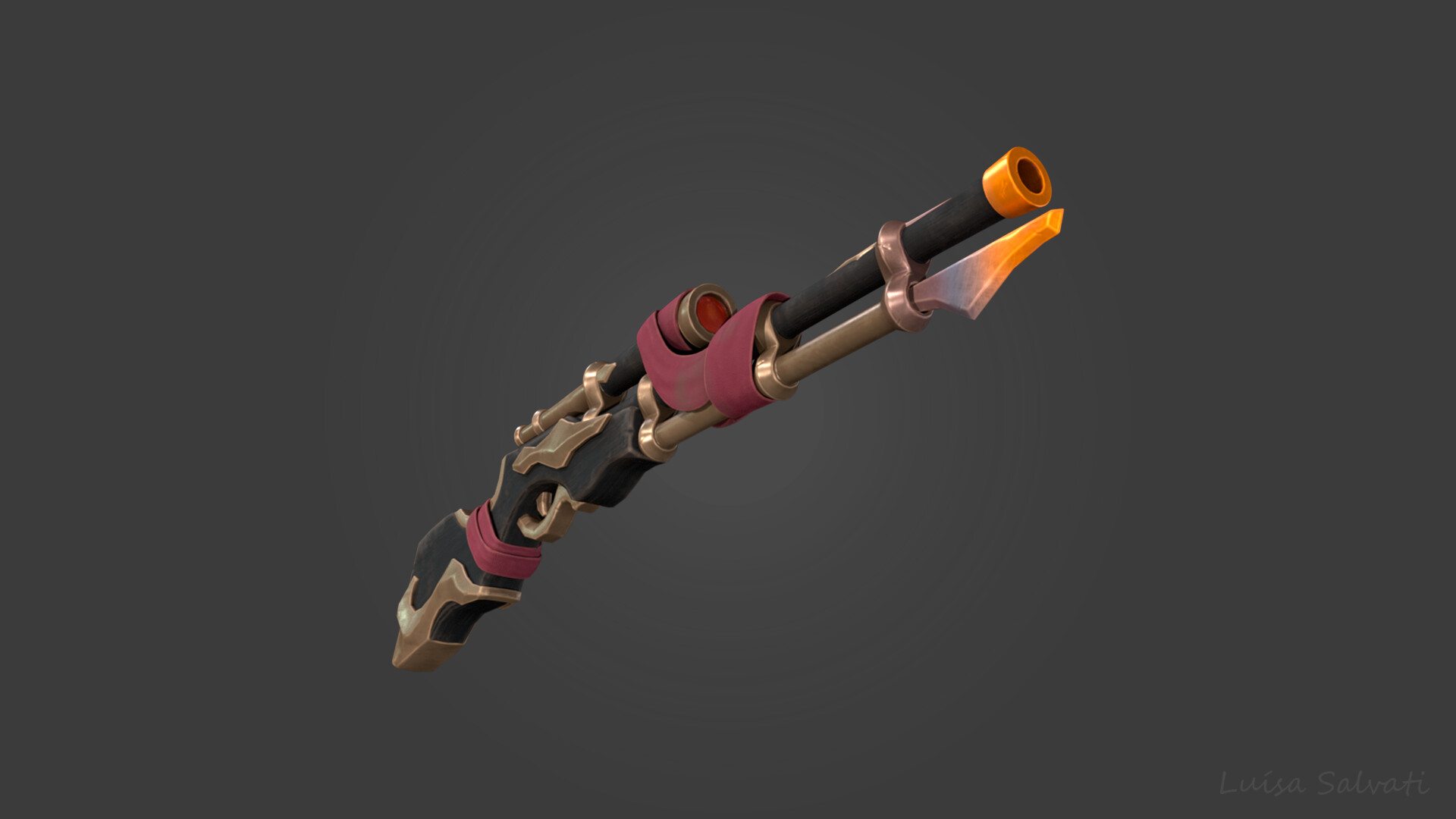 ArtStation - Dark warsmith weapon
