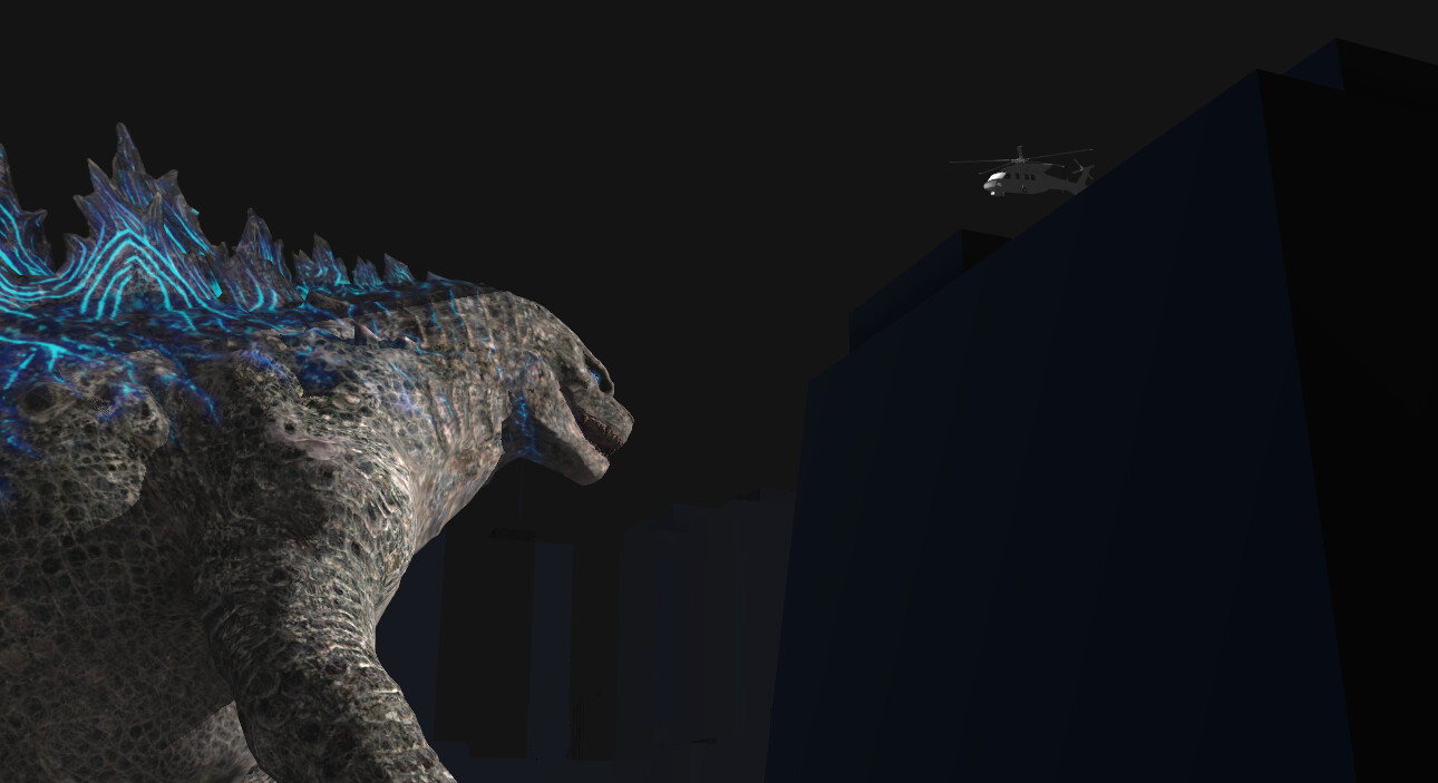 ArtStation - Godzilla Walk-Cycle Animation