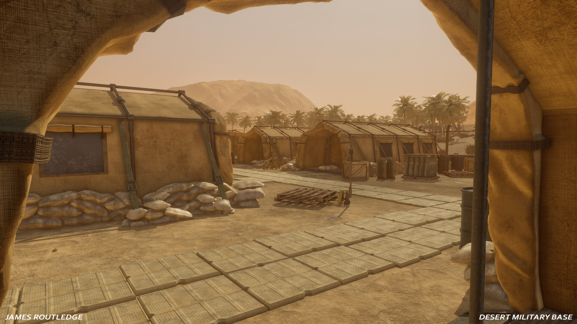 ArtStation - Desert U.S Military Base - FMP