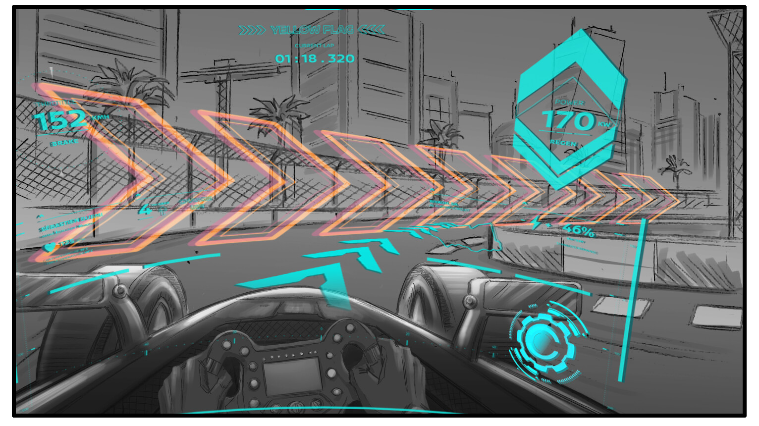 ArtStation - NISSAN VR Storyboards