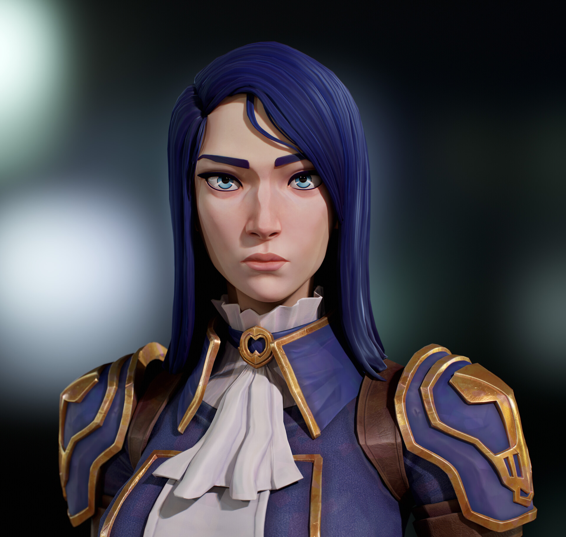 ArtStation - Caitlyn fanart - Arcane