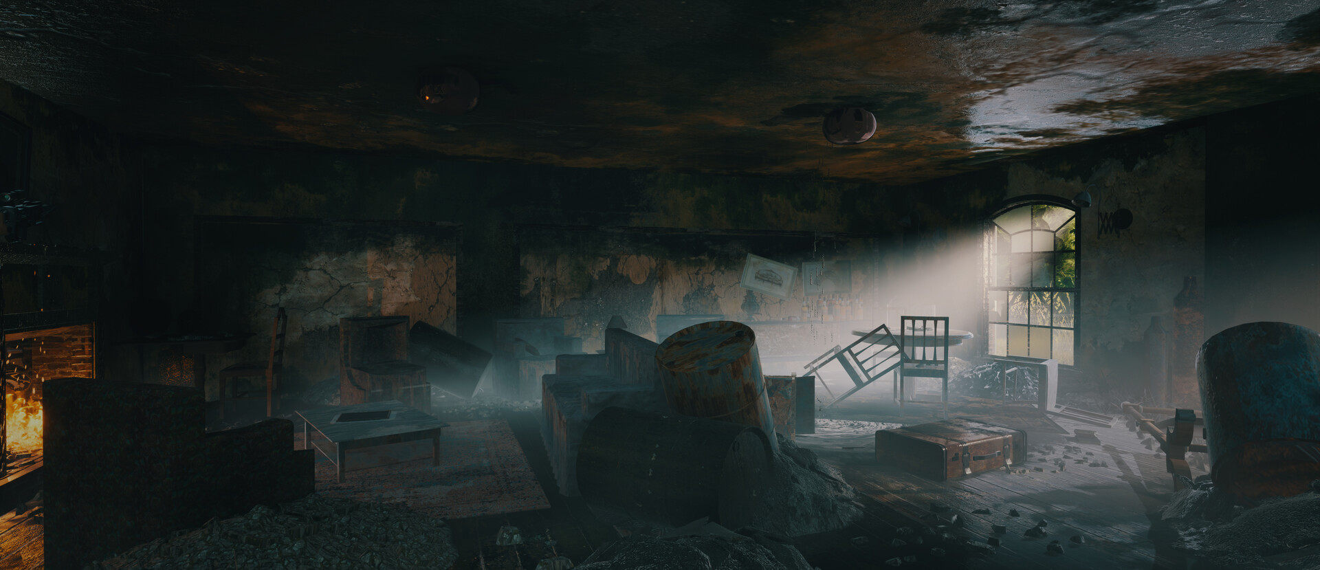 ArtStation - POST APOCALYPTIC MANSION