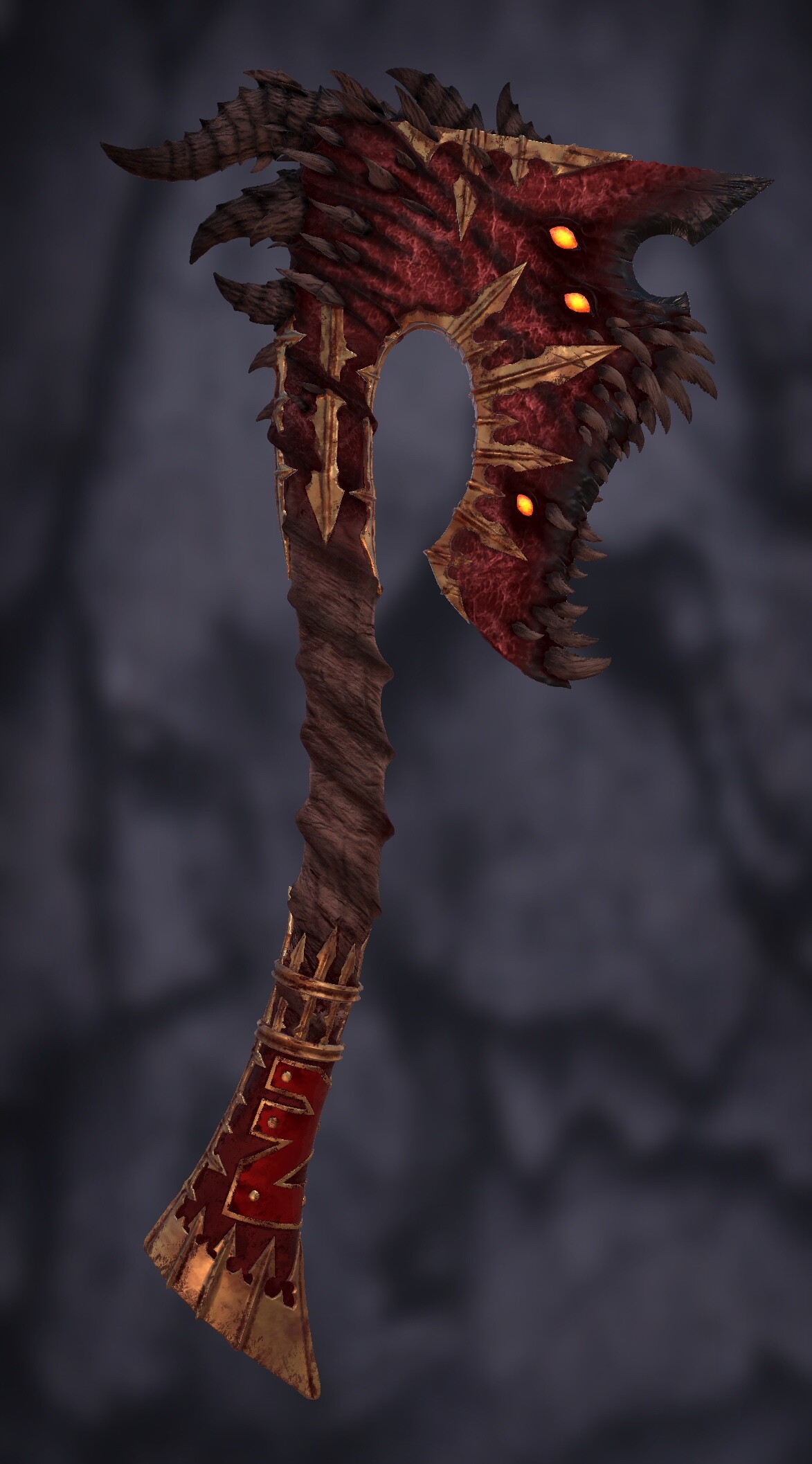 ArtStation - Skarbrand Ax (Warhammer)