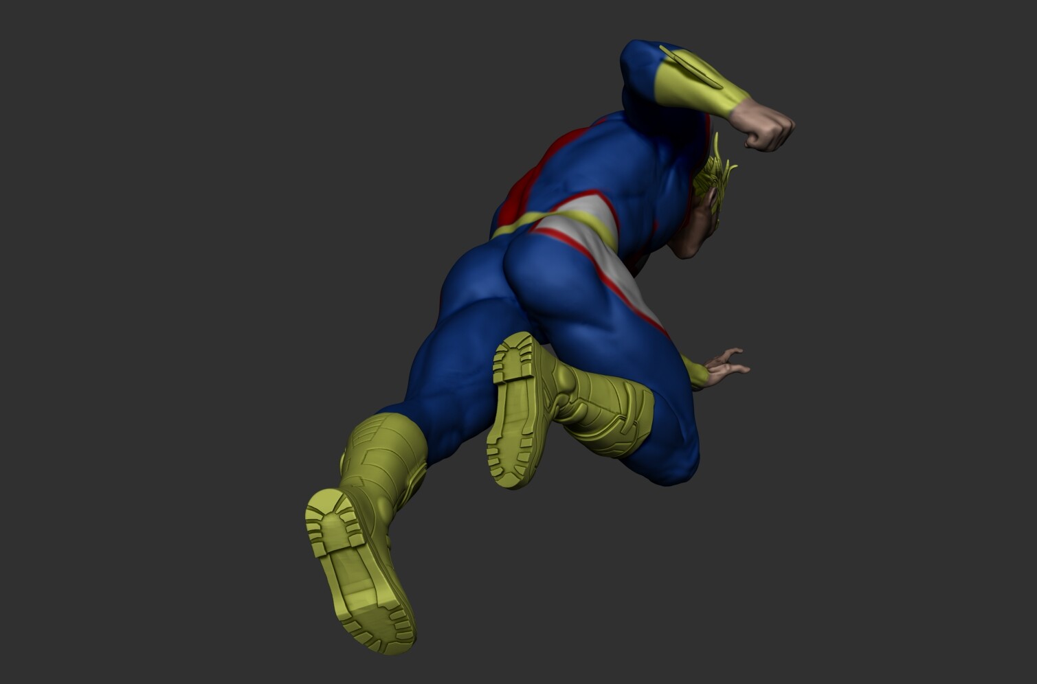 ArtStation - All Might WIP Sketch Dump