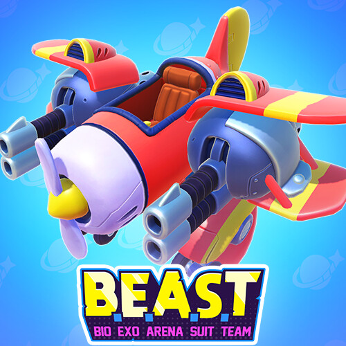 ArtStation - BEAST - Mecha Airplane