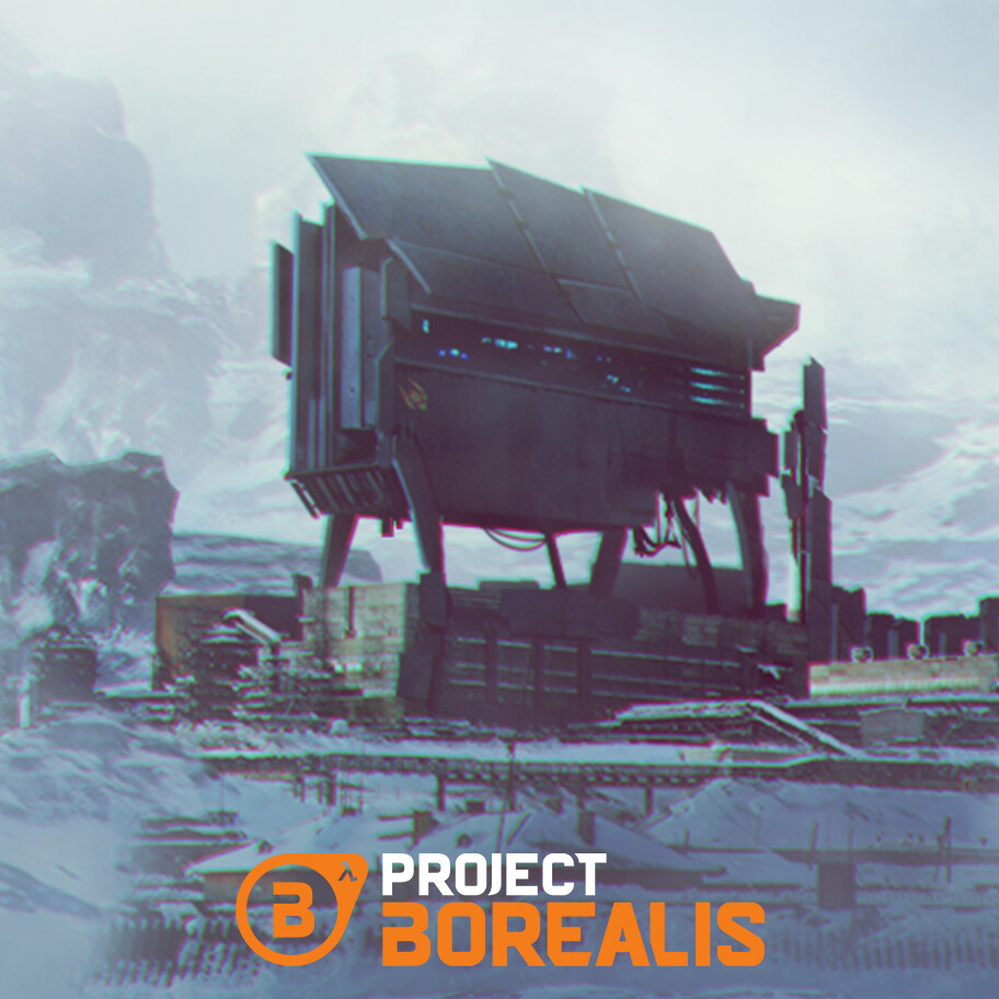 ArtStation - Project Borealis - Combine Structures