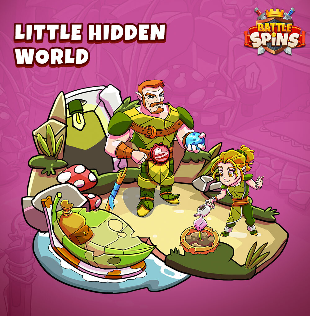 ArtStation - Battle Spins: Little Hidden World
