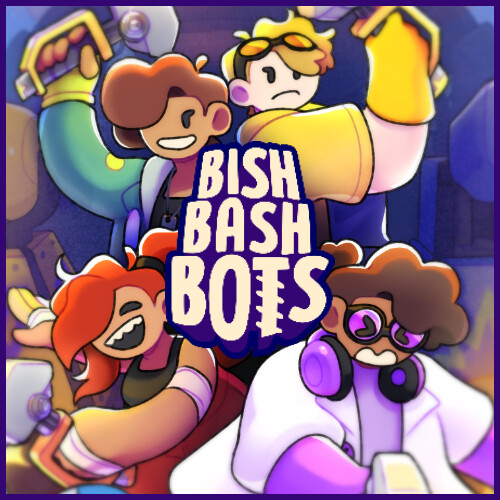 ArtStation - Bish Bash Bots Key Artwork