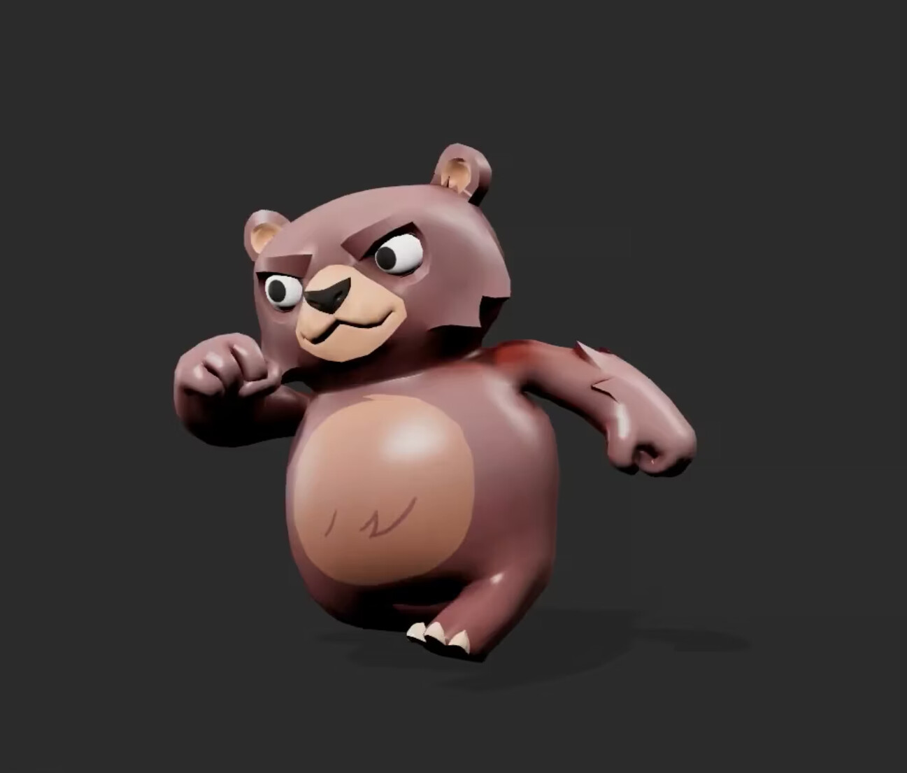 ArtStation - Bear Run Cycle ( Animation / Rigging )