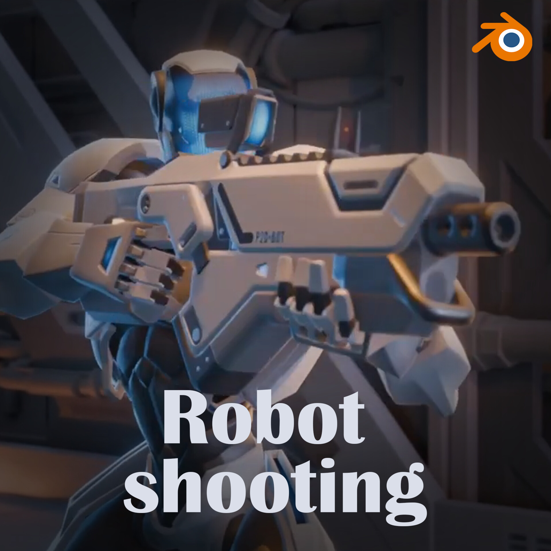ArtStation - Robot Shooting animation