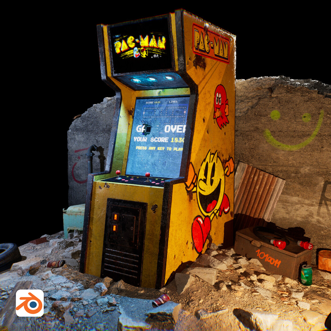 ArtStation - Arcade Machine - Prop