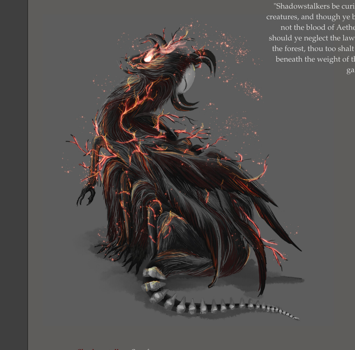 ArtStation - Shadowstalkers: Concept of Sun and Moon creatures