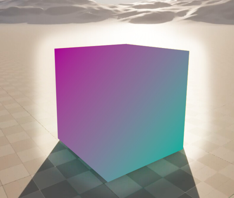 ArtStation - Blueprint Color Changing Material