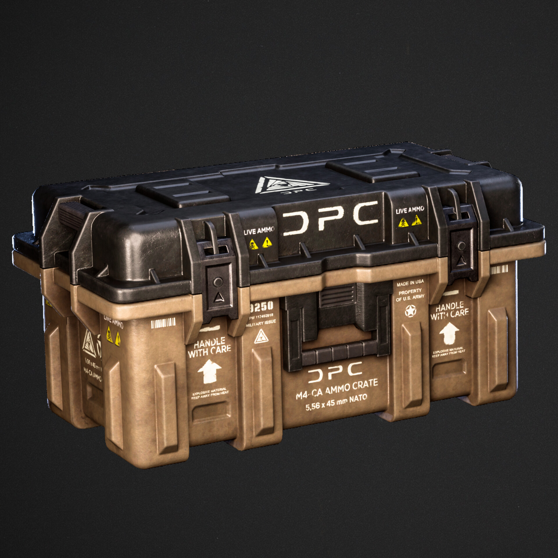 ArtStation - Ammo Box Hero Prop Game Asset