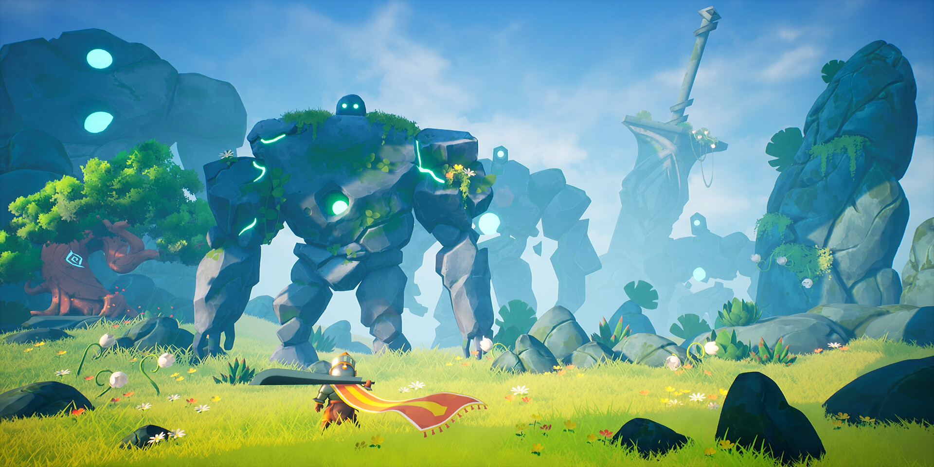 ArtStation - Project_Knight and Golem