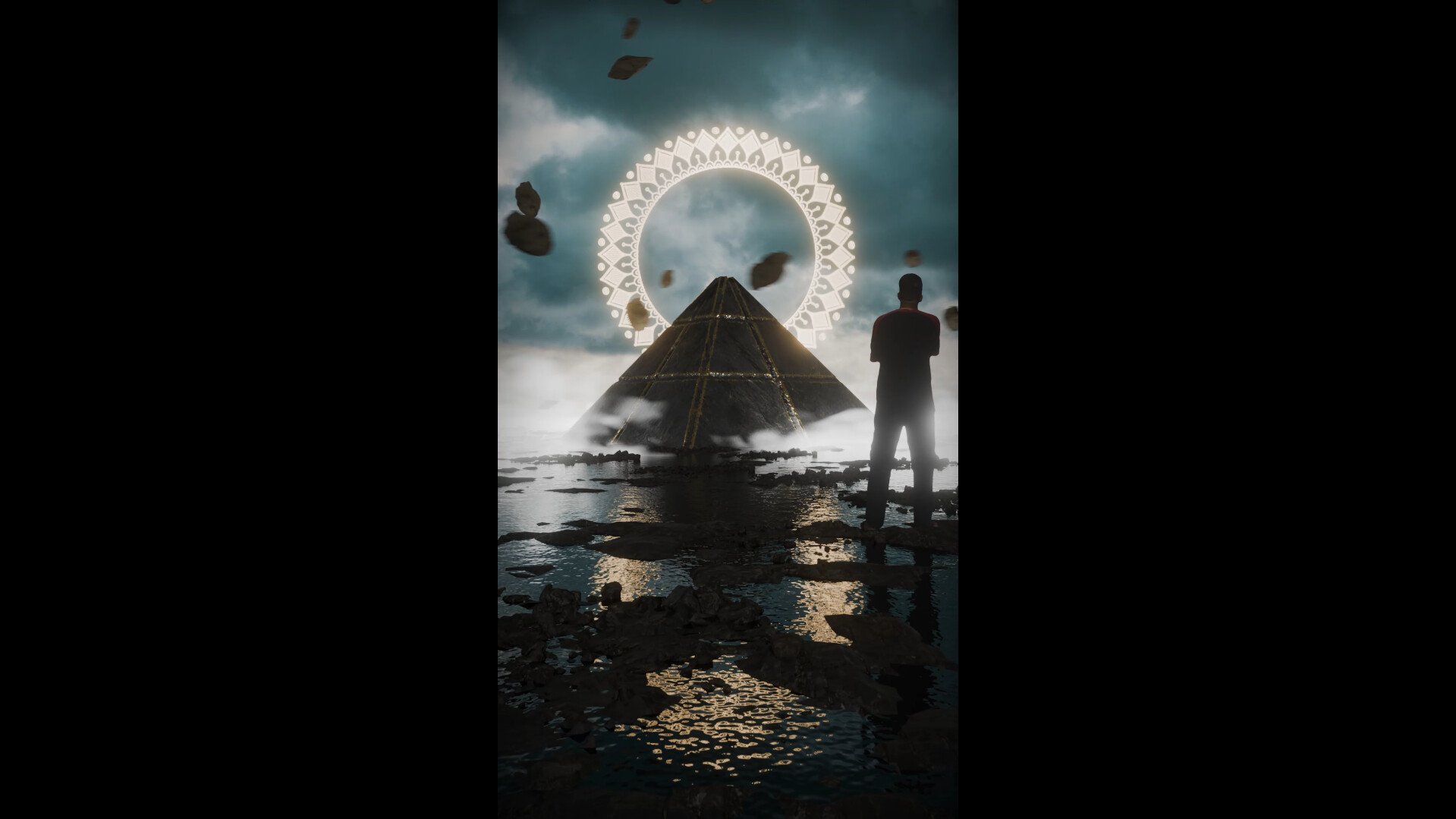 ArtStation - Pyramid in Water Composition