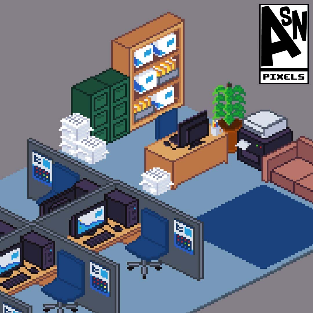 ArtStation - Pixel Office