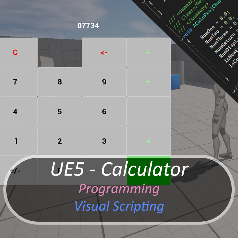 ArtStation - Unreal Engine & C++ Calculator Project
