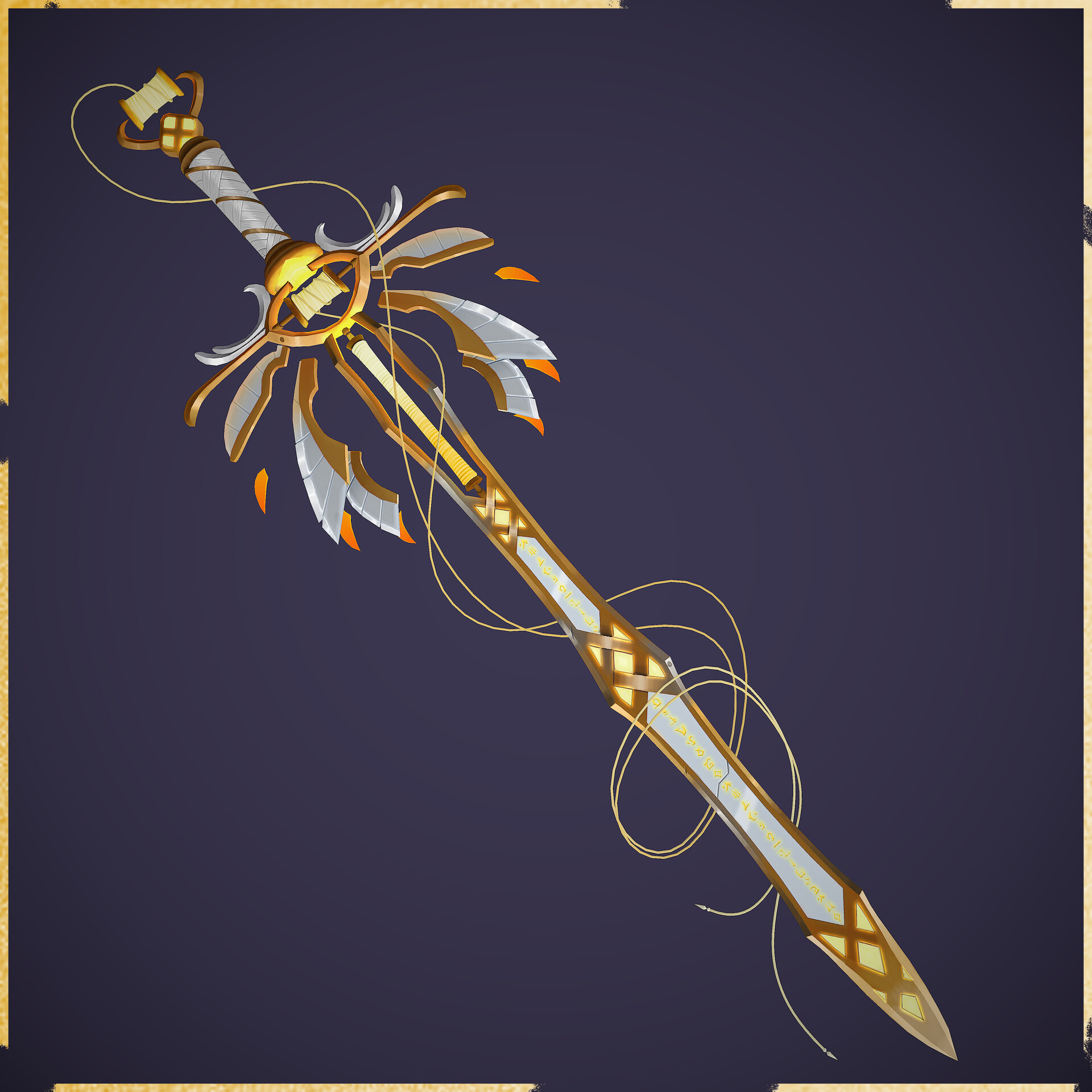 ArtStation - Needle's Heaven - Stylized Sword