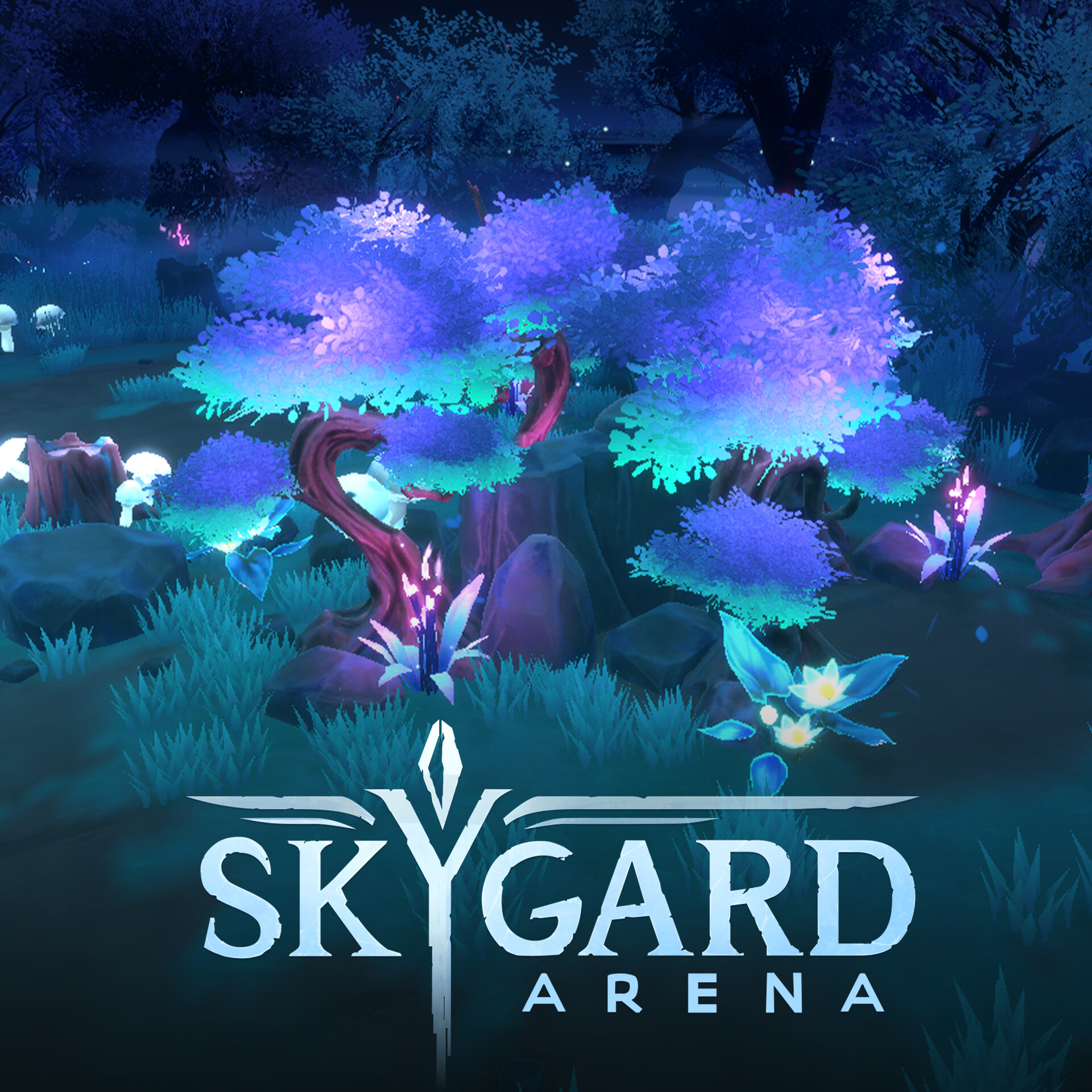 ArtStation - Skygard Arena - Blue Forest Environment