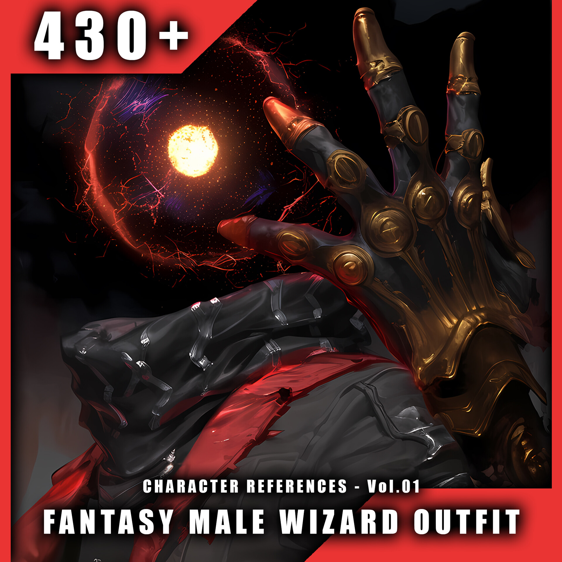 ArtStation - 430+ Fantasy Male Wizard Outfit - Character References Vol.01