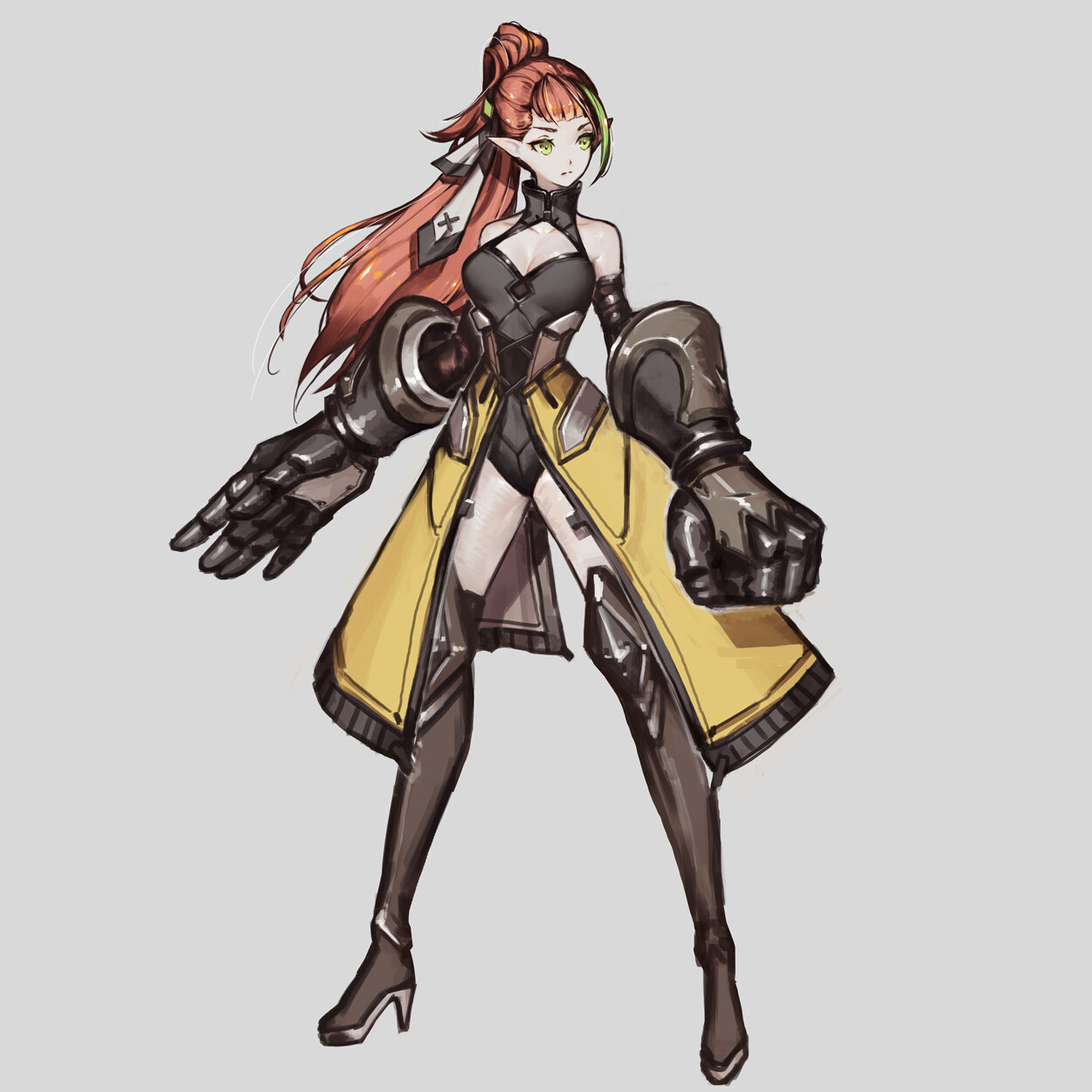 ArtStation - Mahou Arms: Main Character Concept Art II