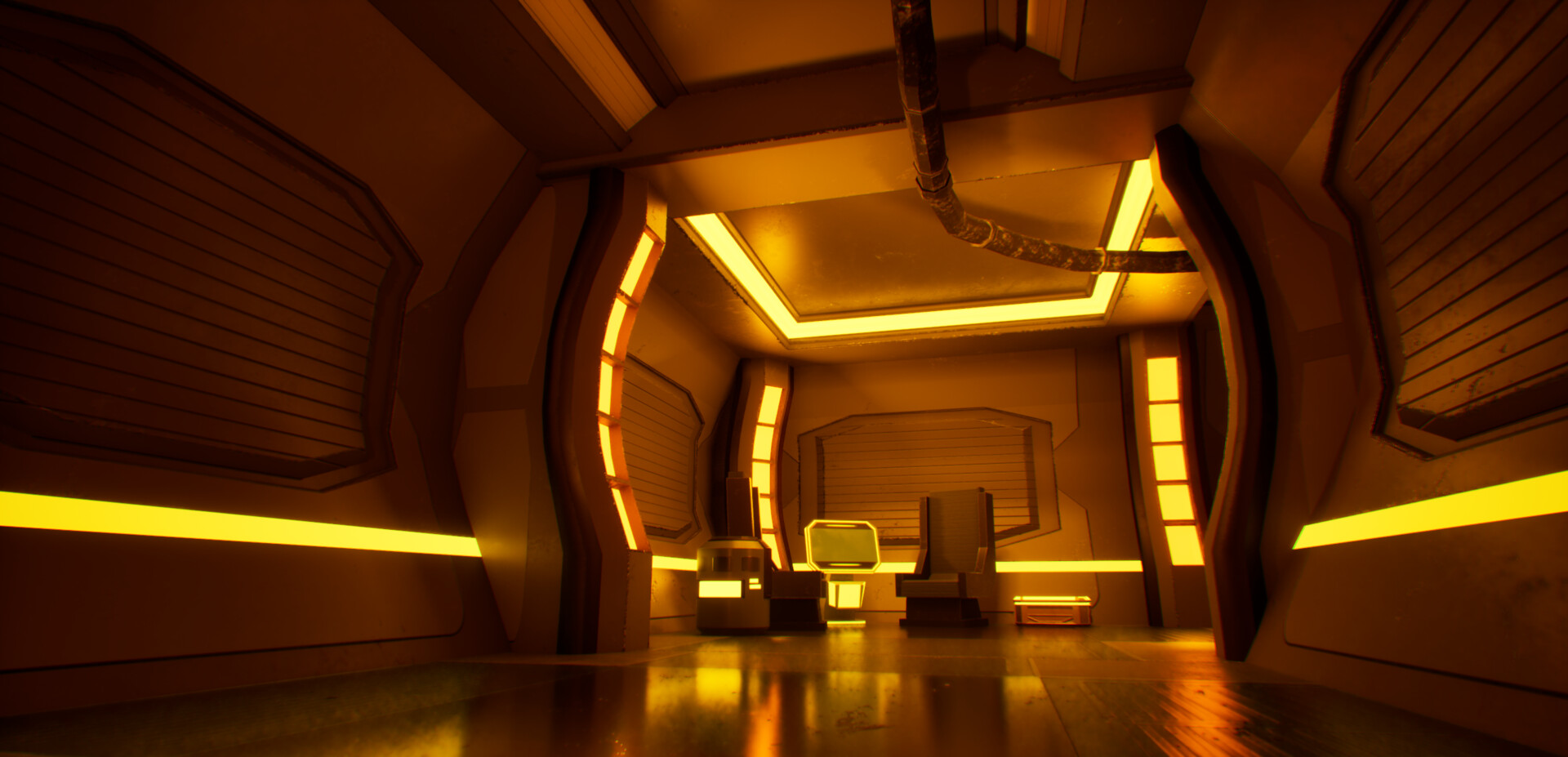 ArtStation - Unreal Sci-Fi Hallway