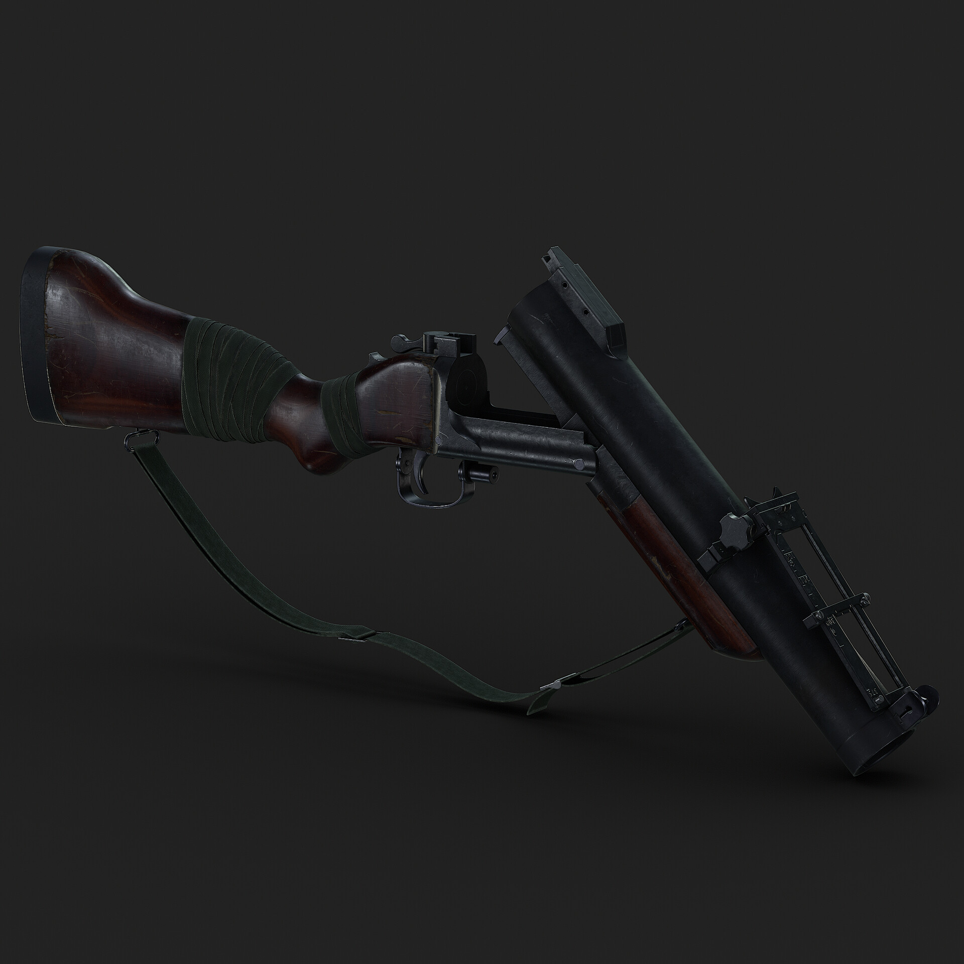 ArtStation - M79 Grenade launcher