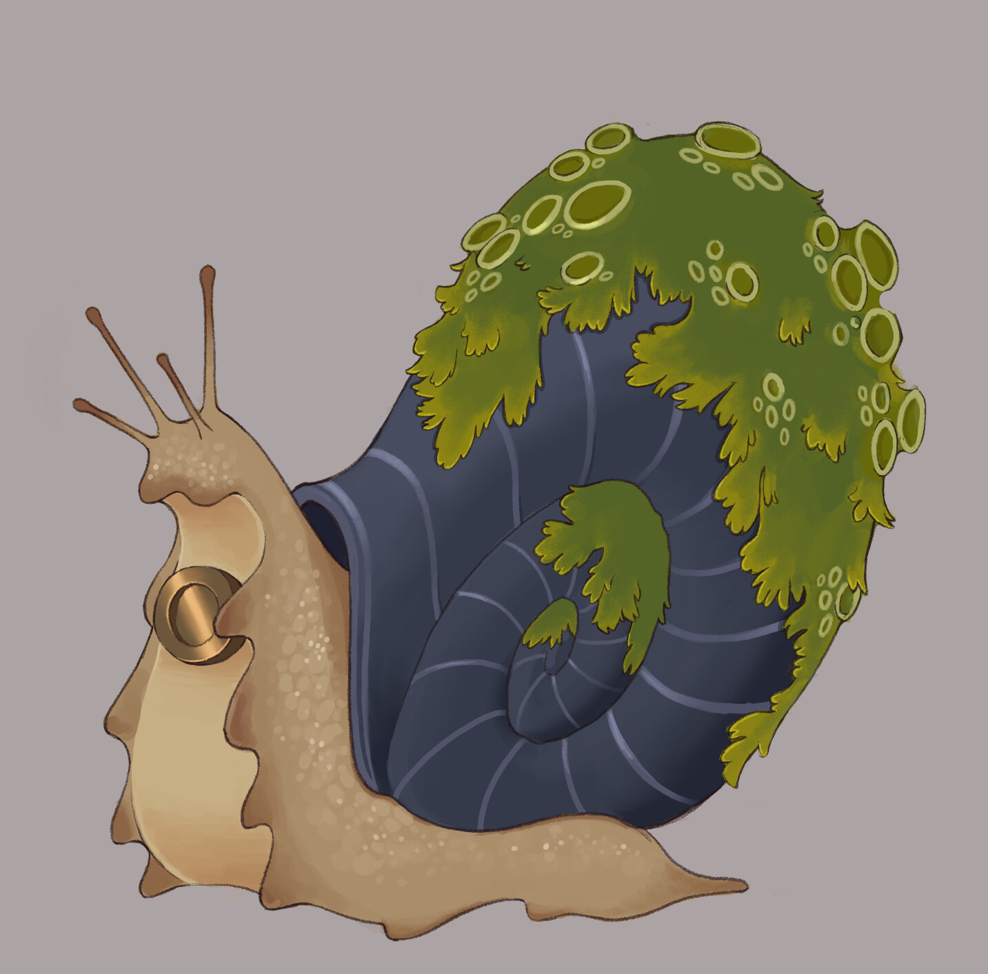ArtStation - Mossy Snails