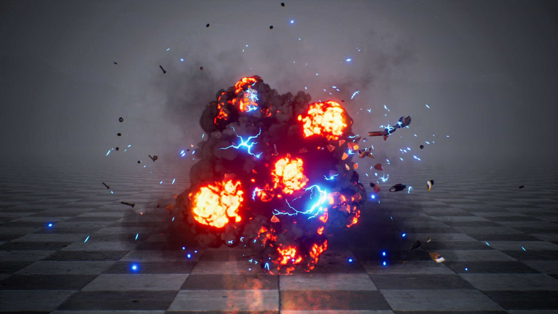 ArtStation - Robot Explosion VFX