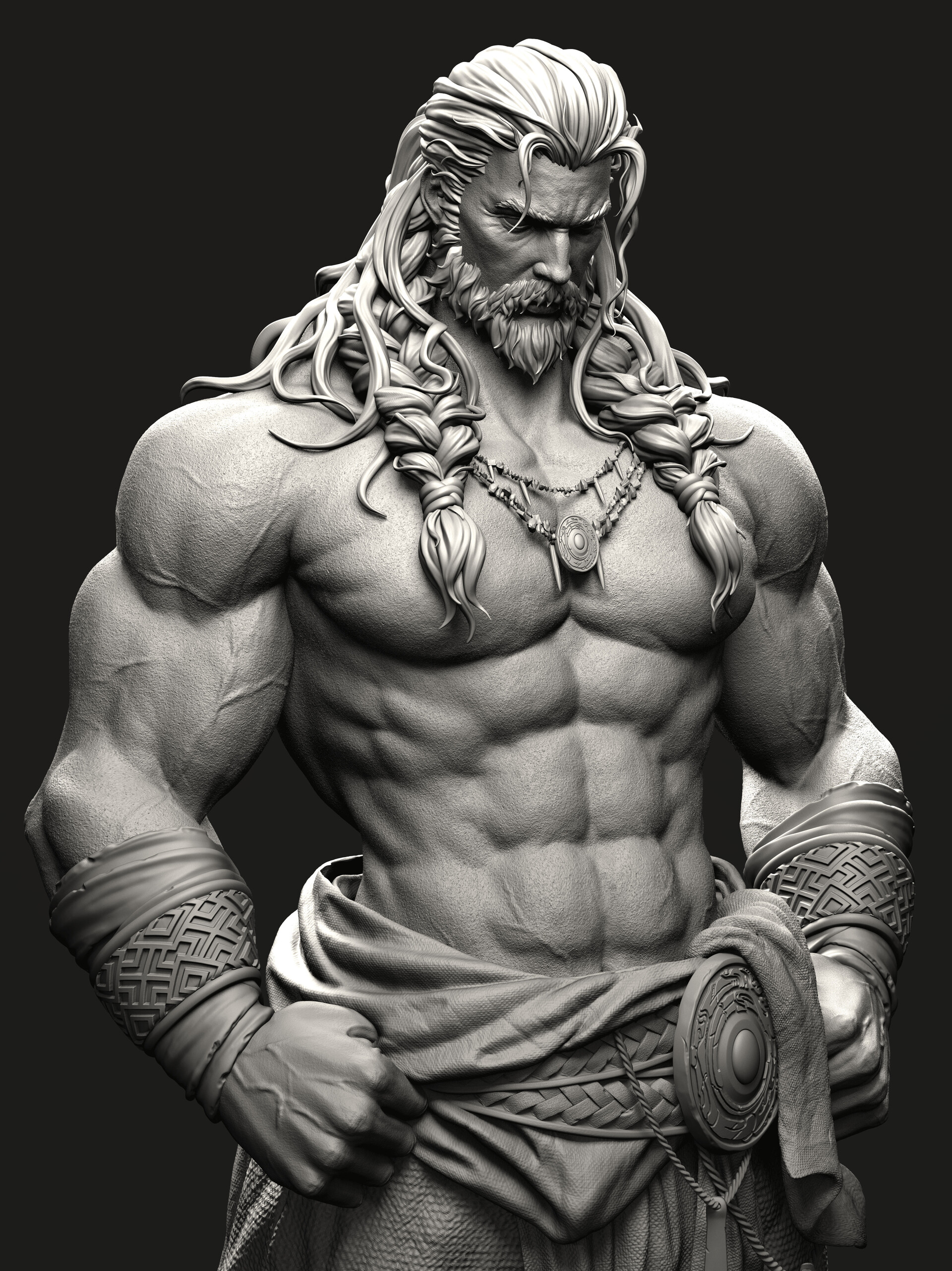 ArtStation - Muscle man Practice
