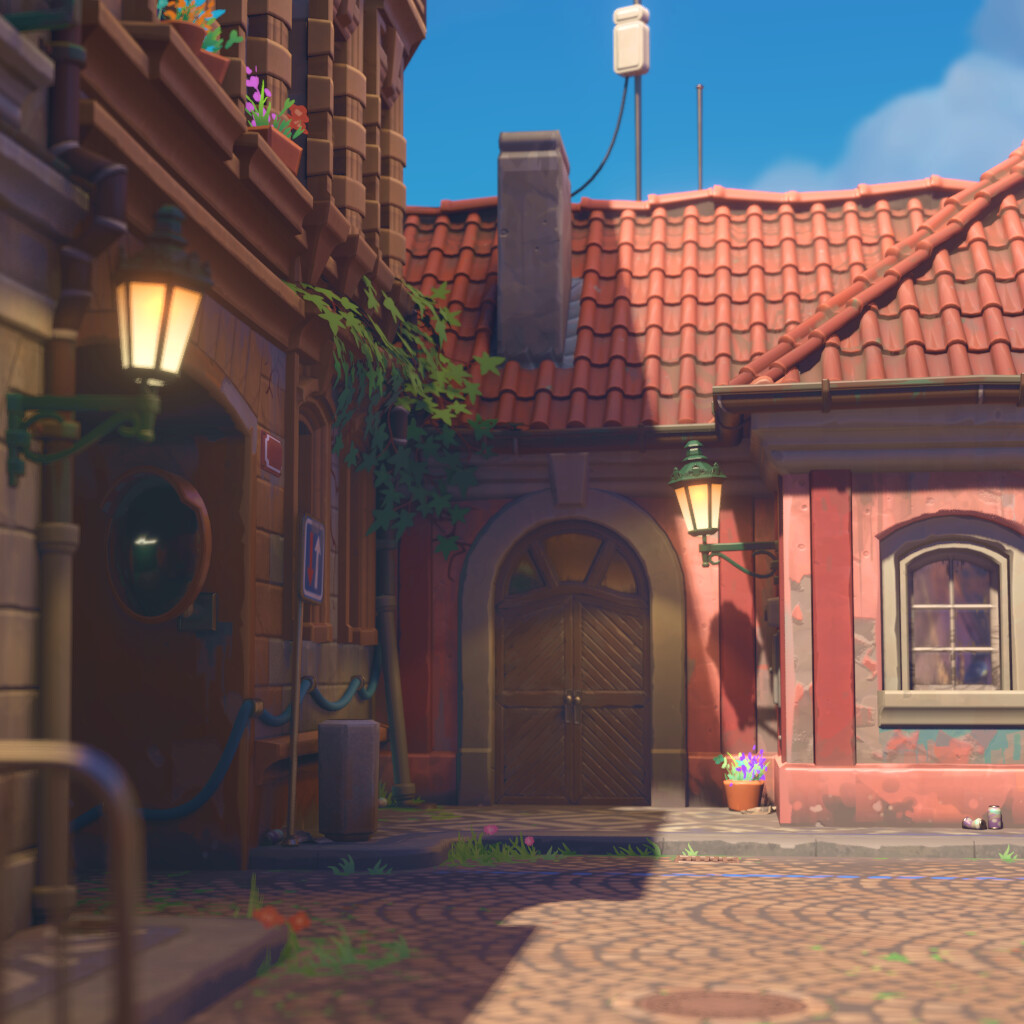 ArtStation - Stylized Prague Env | EEVEE