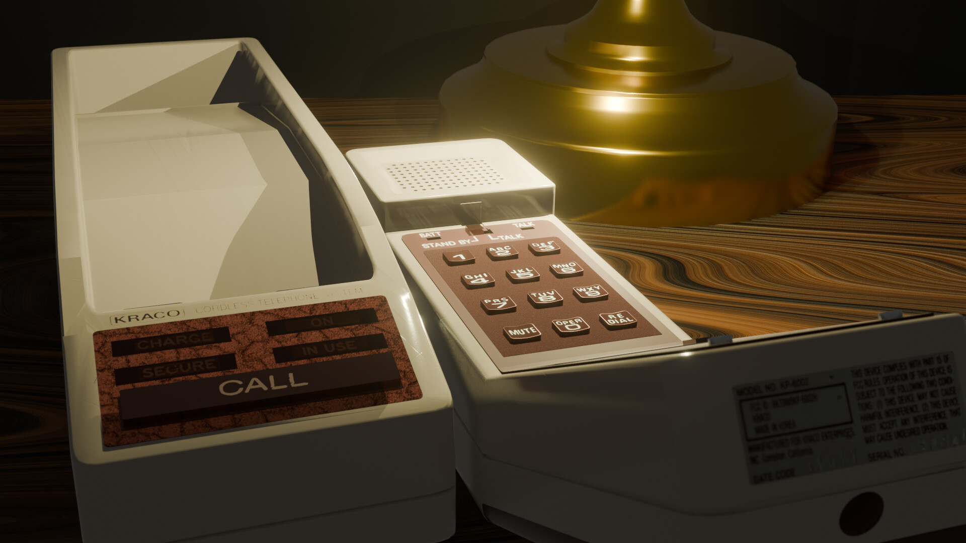 ArtStation - KRACO cordless phone Render