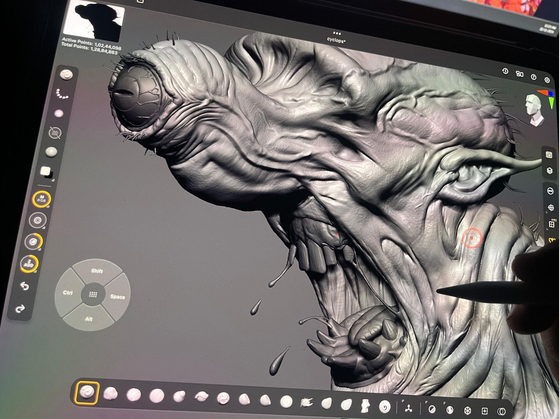 ArtStation - Elder Cyclops- tooth wu concept