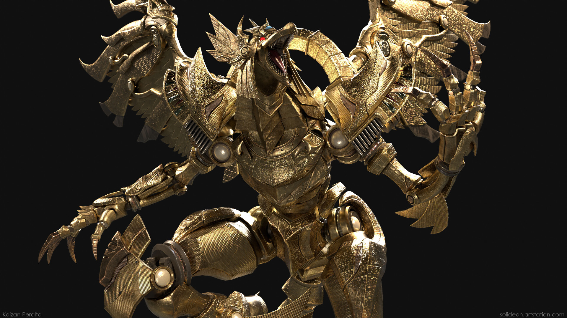 ArtStation - The Winged Dragon of Ra