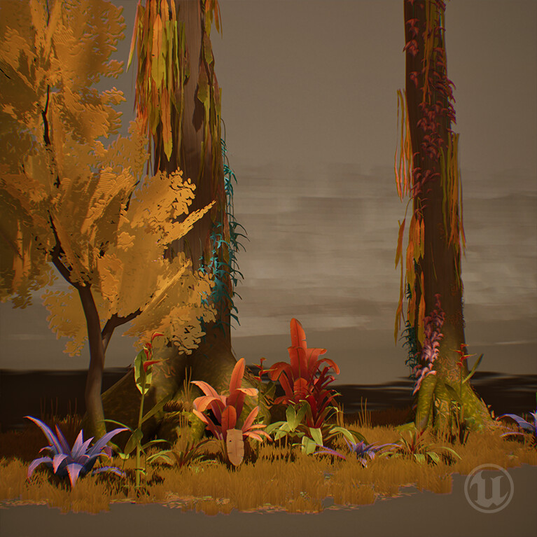 ArtStation - Lush forest