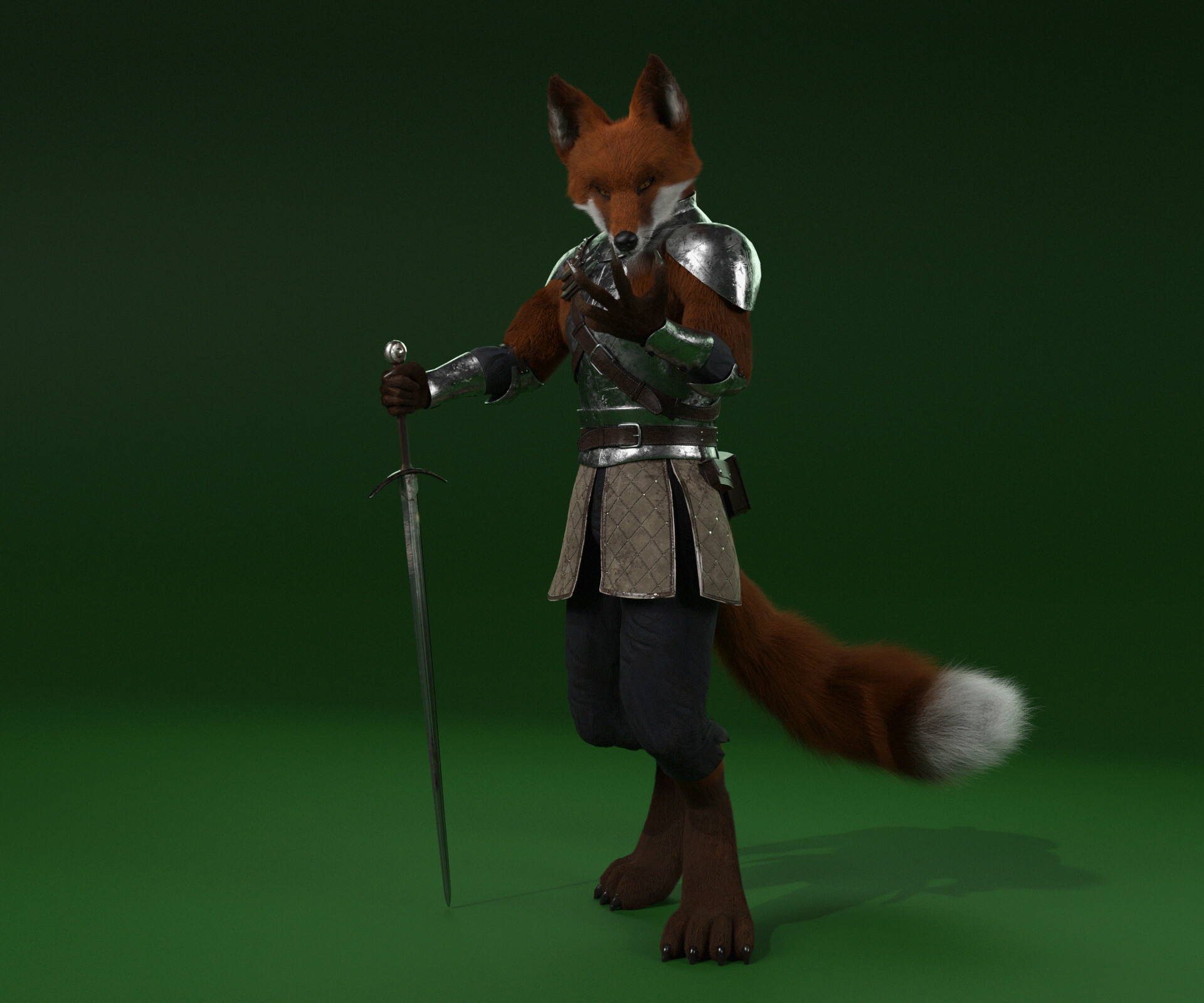 ArtStation - The fox man | 3D Character