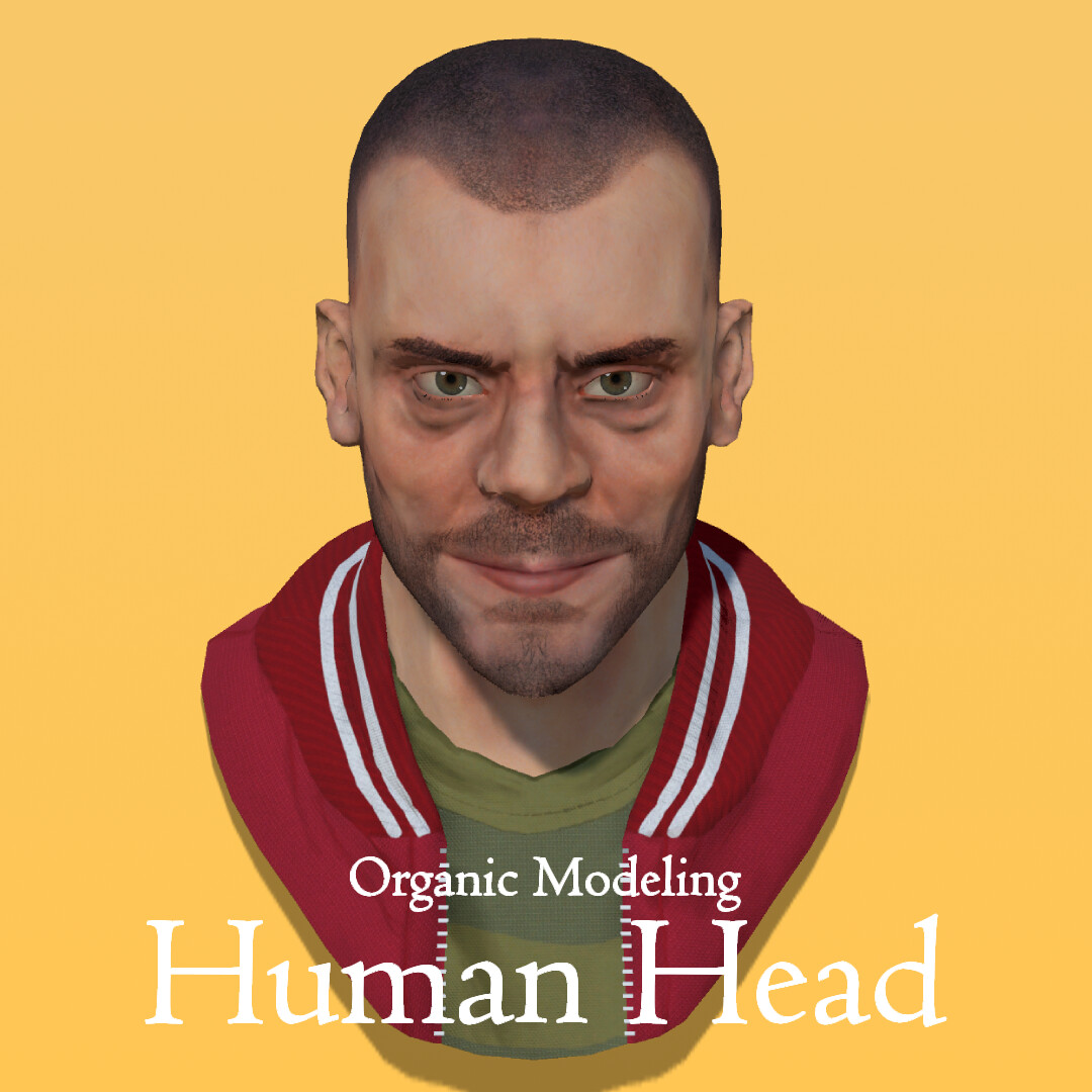ArtStation - Organic Modeling Human Head