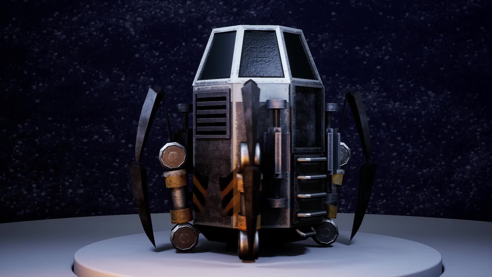 ArtStation - Murder Drones Landing Pod Model