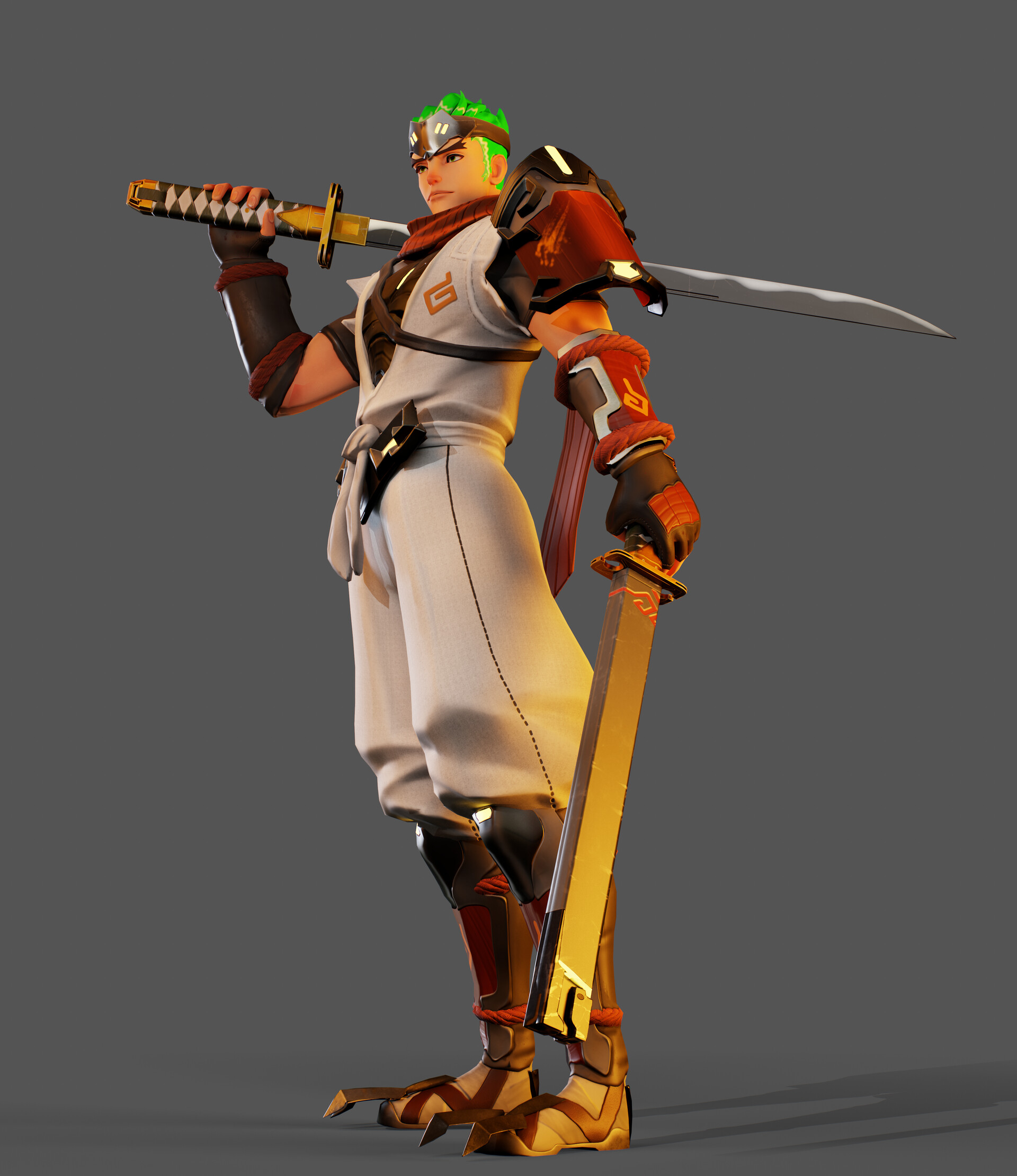 ArtStation - Genji - Stylized Game-Ready Character