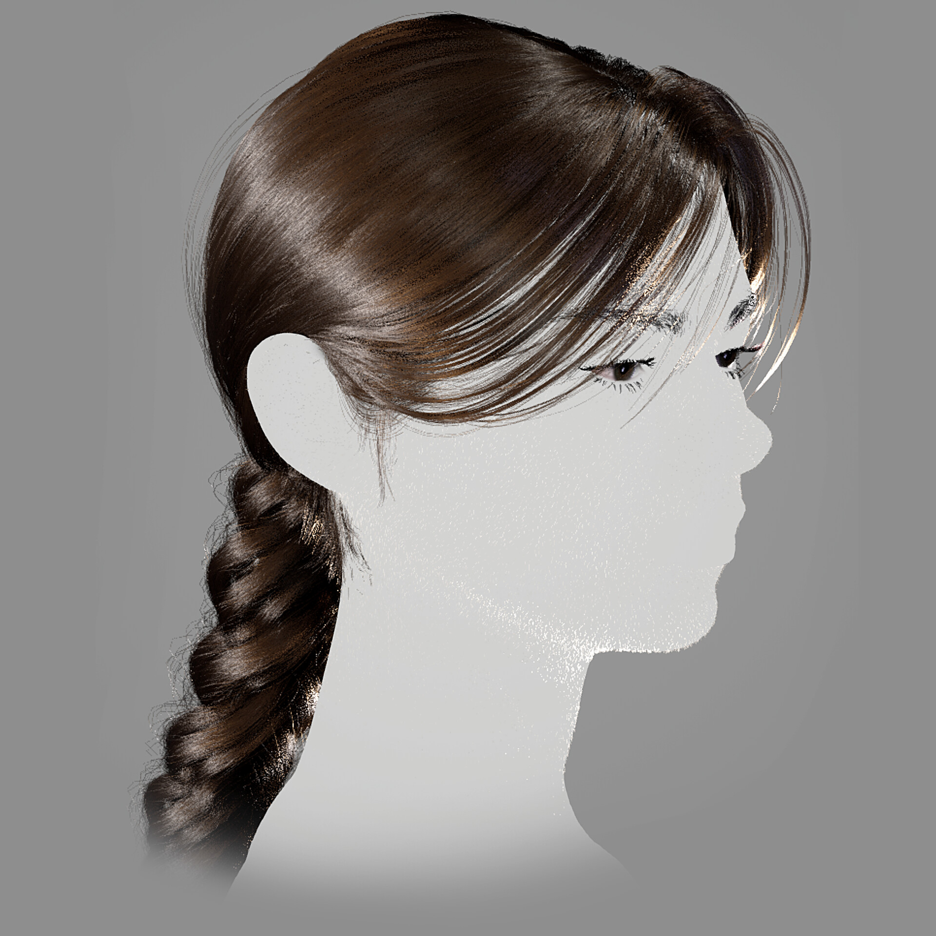 ArtStation - Long Braids