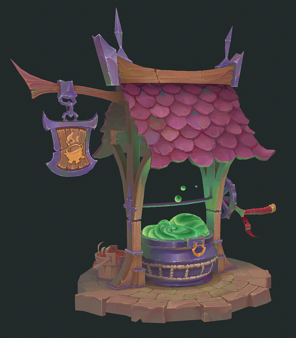 ArtStation - magic well