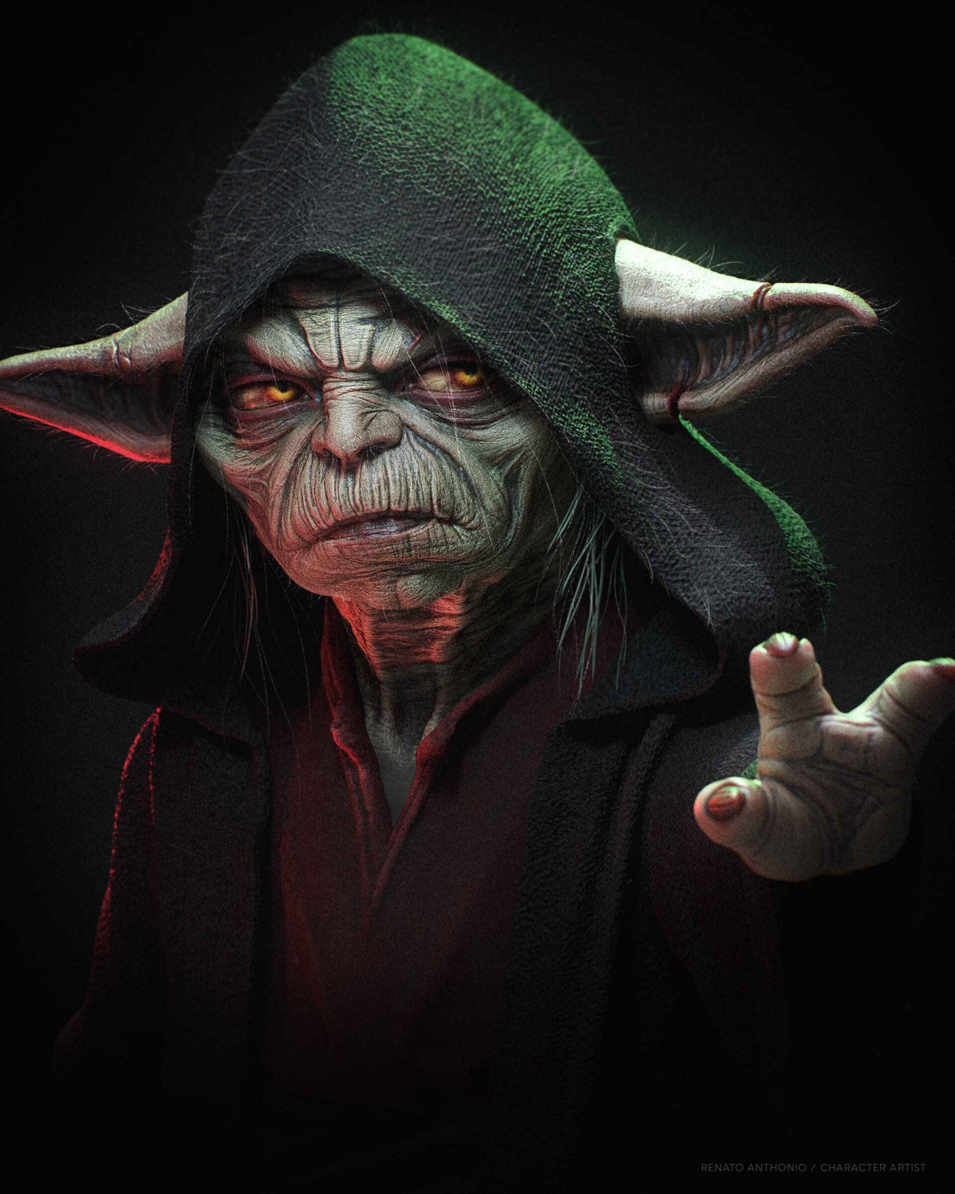 ArtStation - DARTH YODA - Star Wars - Collectible